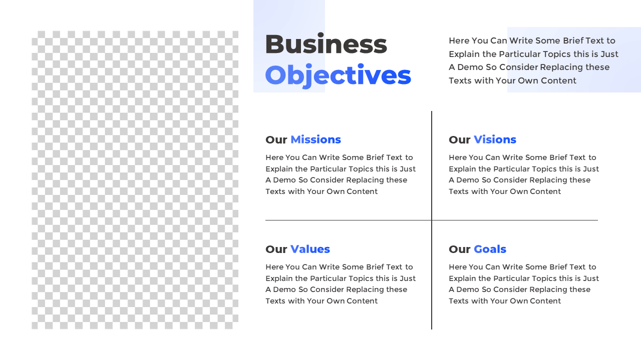PowerPoint Vision Board Template for Presentation - PowerPoint School
