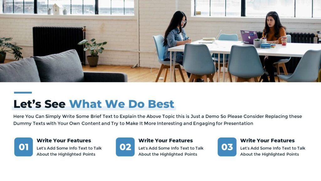 Free Company Overview Slide for PowerPoint Presentations